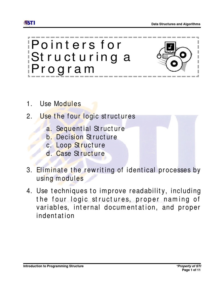 Chapter 4 An Introduction To Programming Structure | PDF | Parameter ...