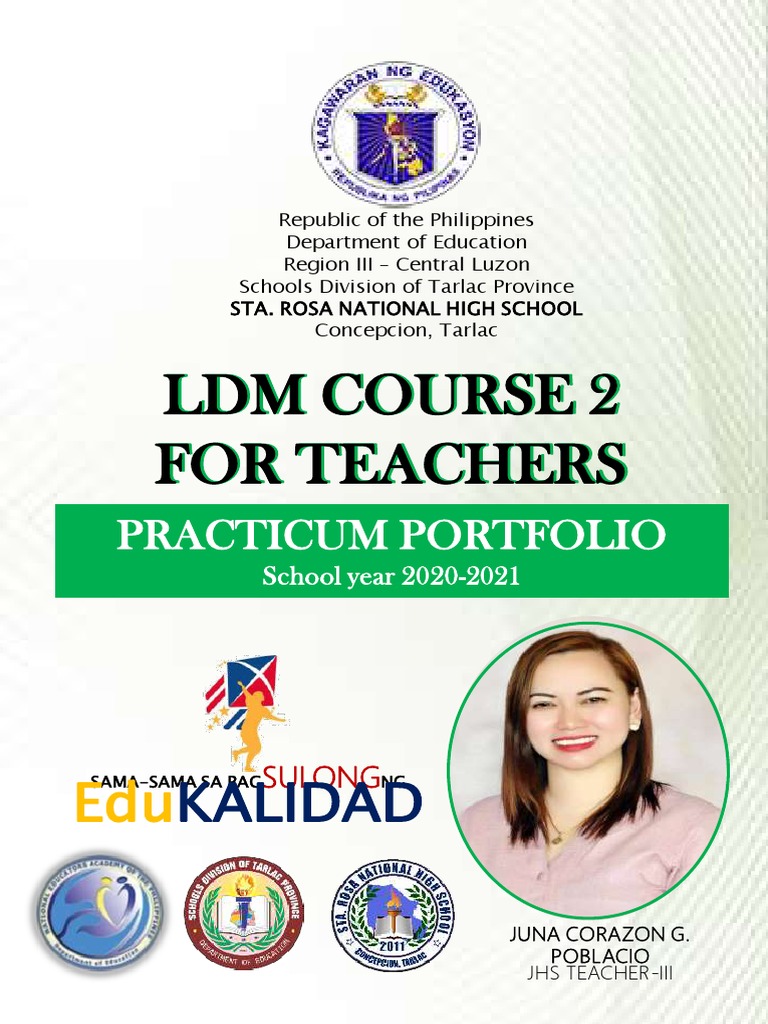 SDO Tarlac Province - LDM2Portfolio - Teacher - Poblacio Juna Corazon ...