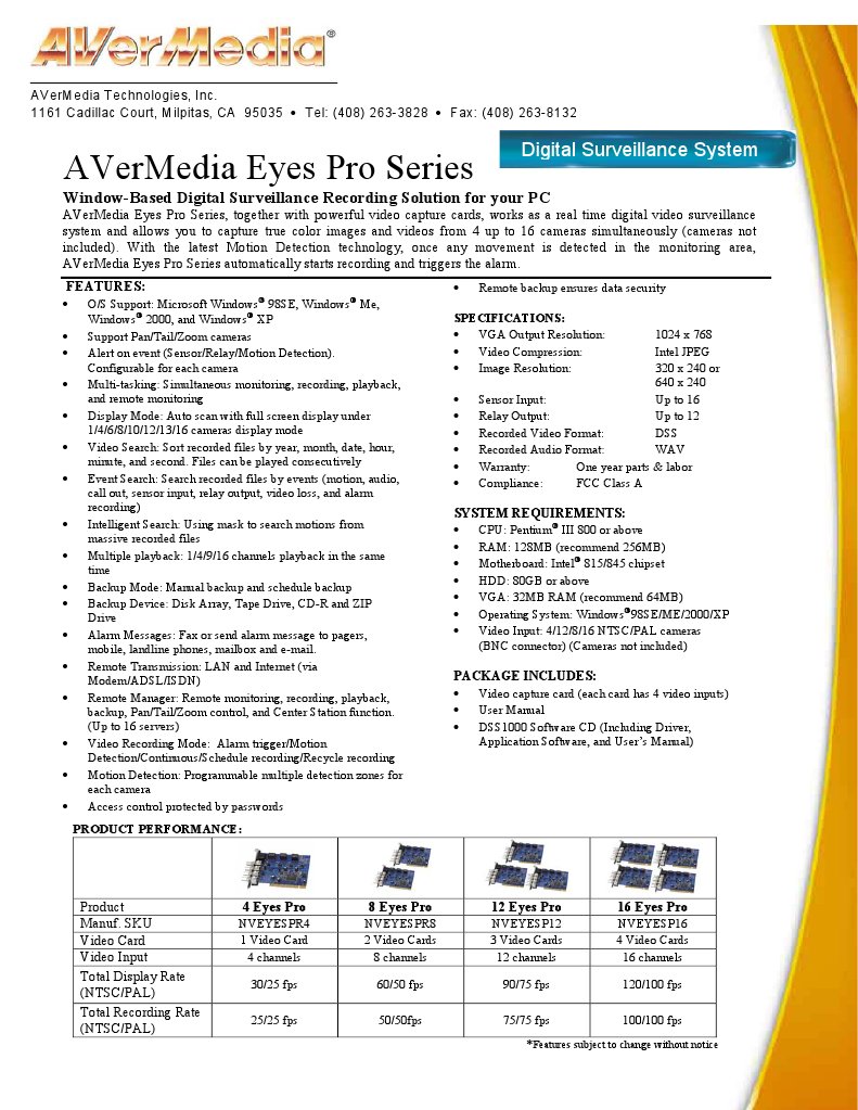 Eyes Pro Series | PDF | Video | Digital Video