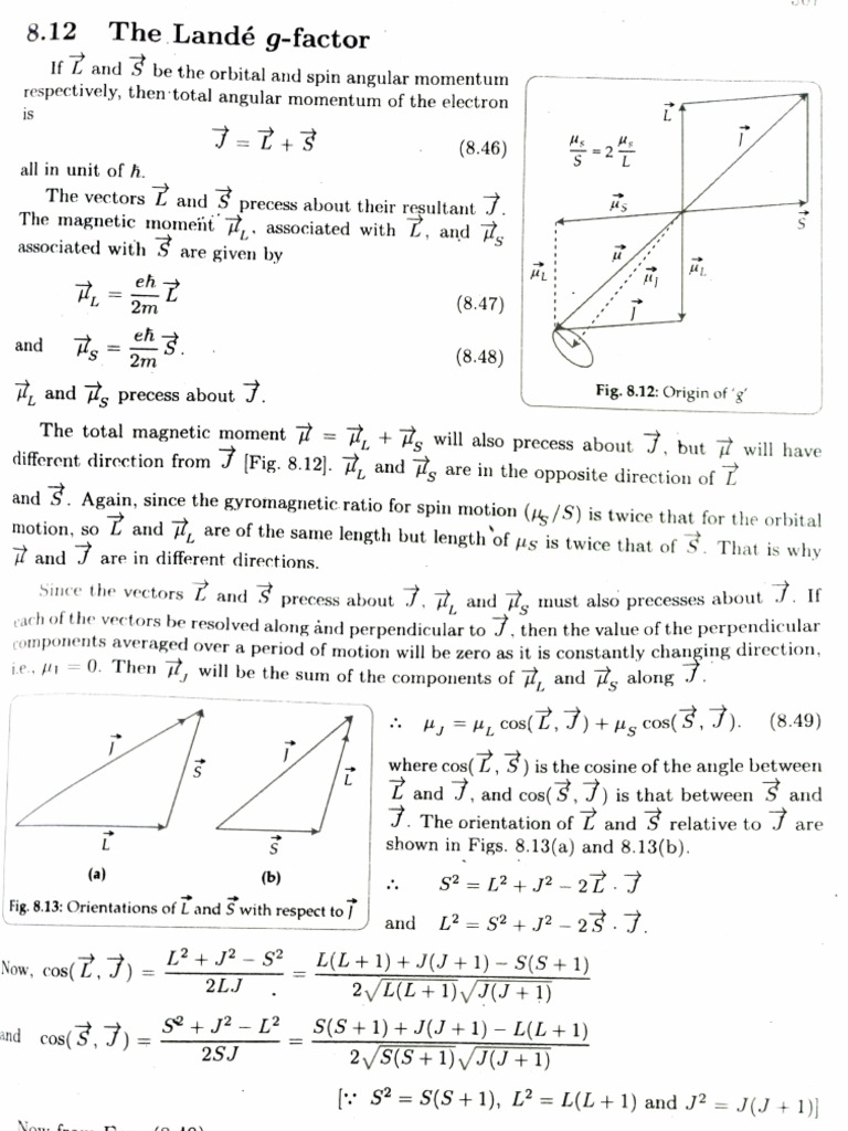 Understanding the Landé g-Factor | PDF | Scientific Theories ...