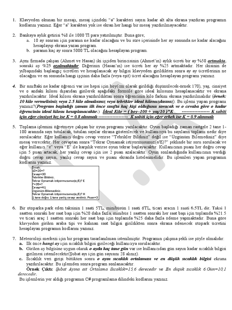 EHM Nesne Hafta7 | PDF