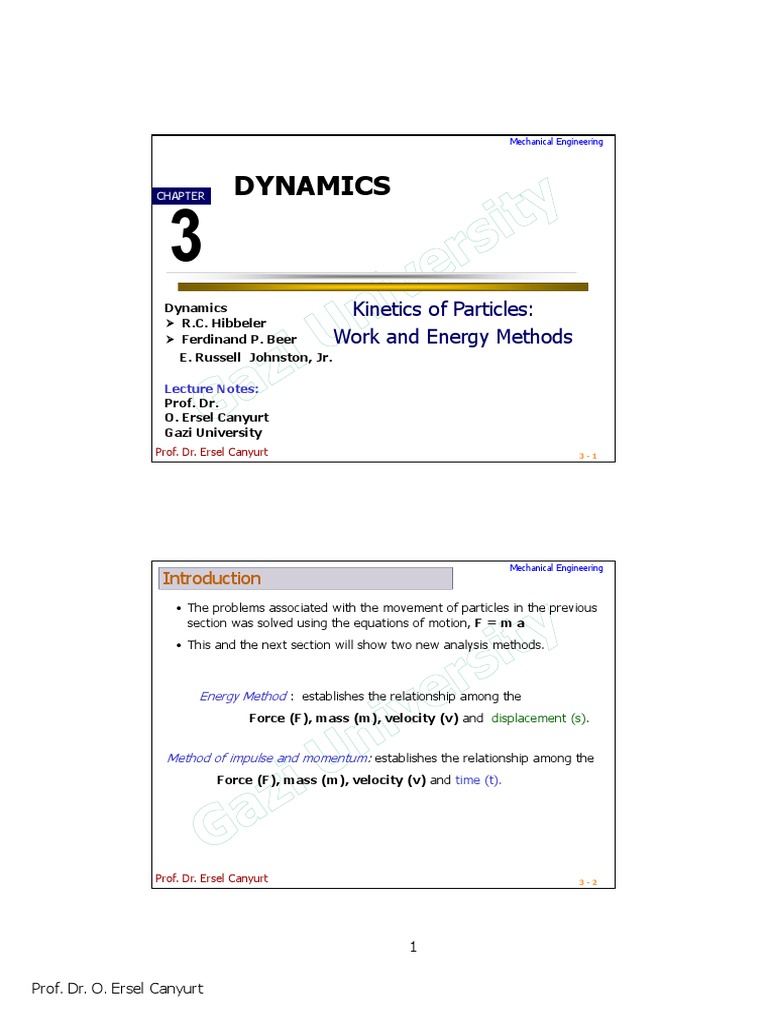 Dynamics Chapter 3 | PDF | Force | Friction