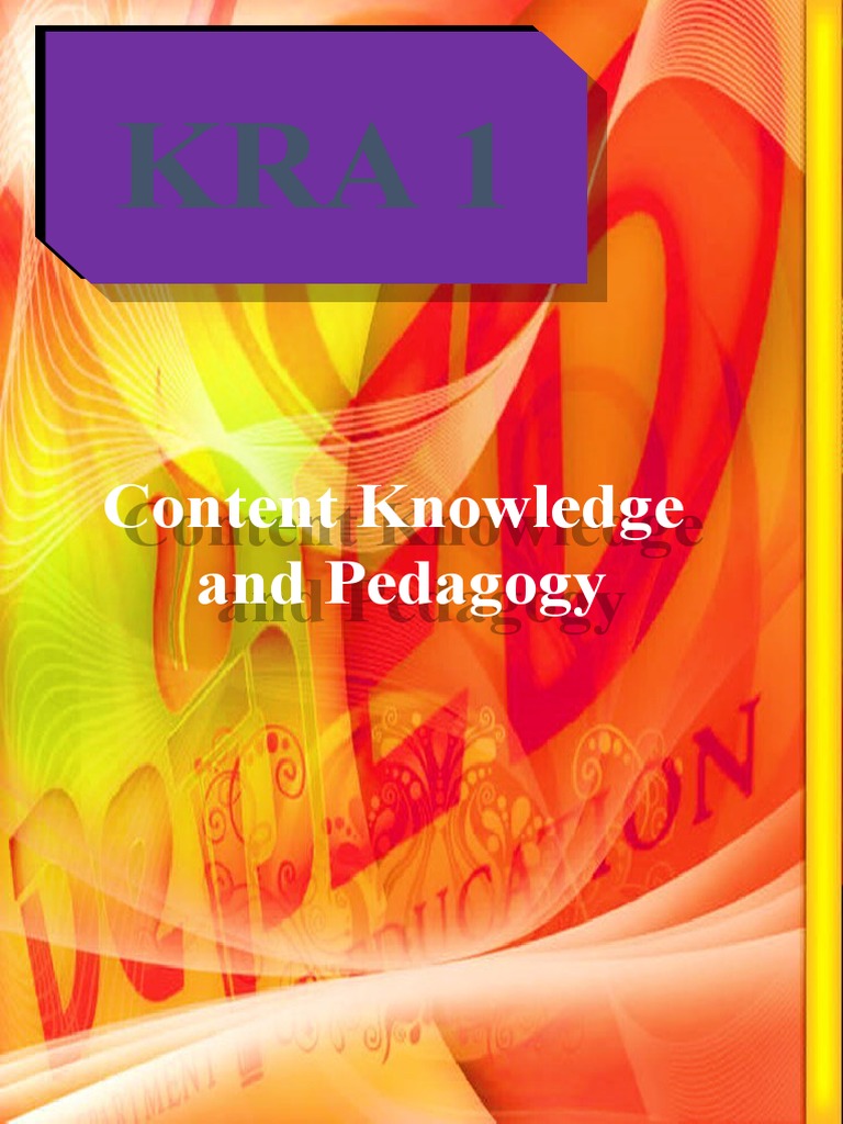 Content Knowledge and Pedagogy | PDF | Educational Technology | Mentorship