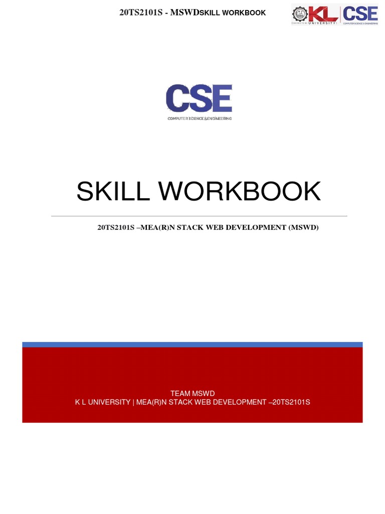 TS (SDP-1) MSWD Skill Experiments | PDF | Information Technology ...