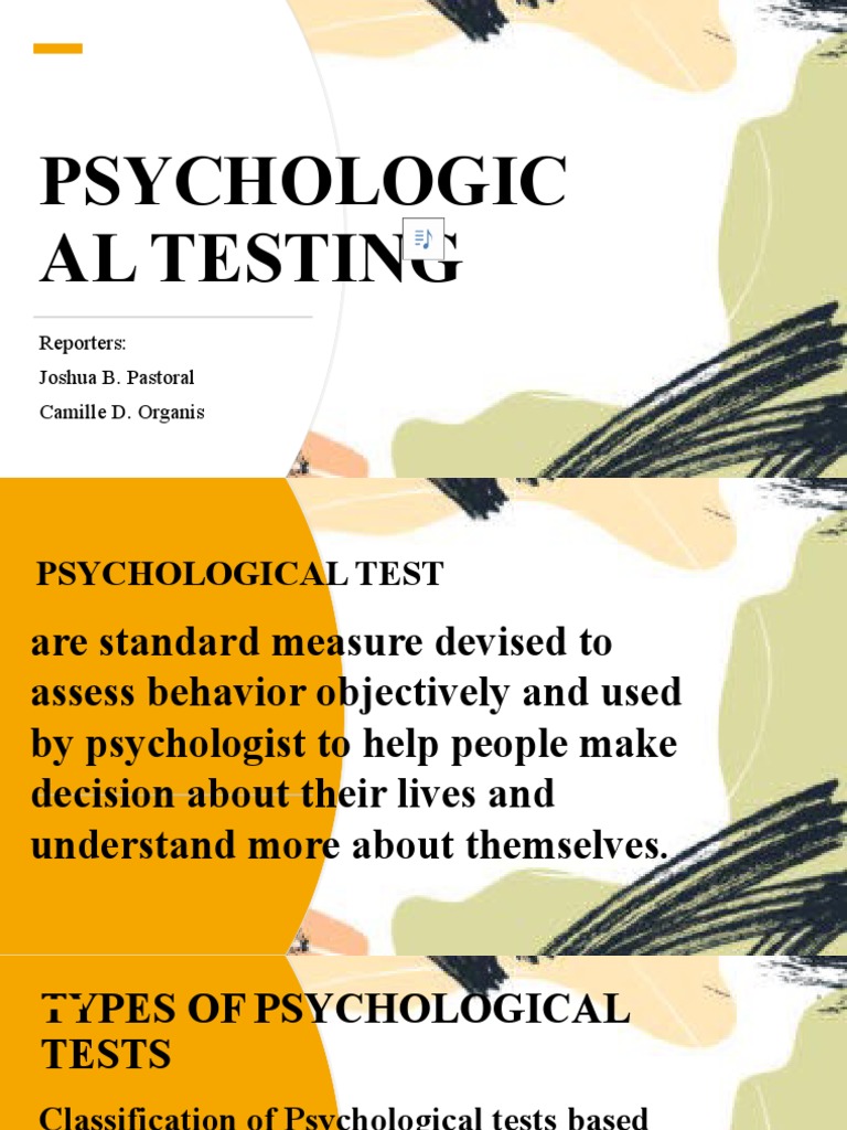 An Overview of Psychological Testing: Types, Uses, Limitations, and ...