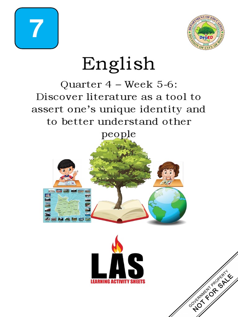 ENGLISH - 7 - Q4 - WK5-6 - Discover Literature As A Tool To Assert One ...