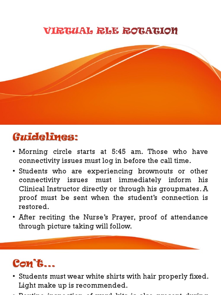 Rle Guidelines 1 | PDF