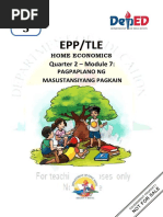 Epp5 - HE - Mod1 - Pangangalaga Sa Sariling Kasuotan | PDF