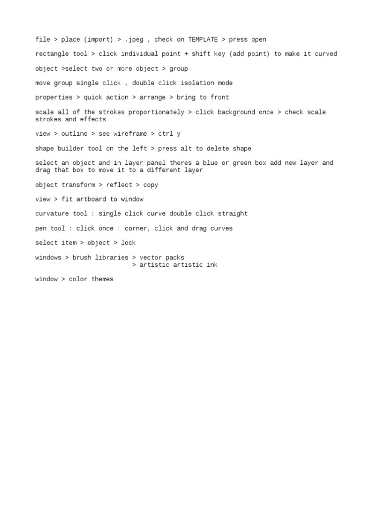 Illustrator Guide | PDF | Teaching Methods & Materials | Computers