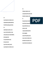 Letra de "Eres" - Café Tacuba | PDF