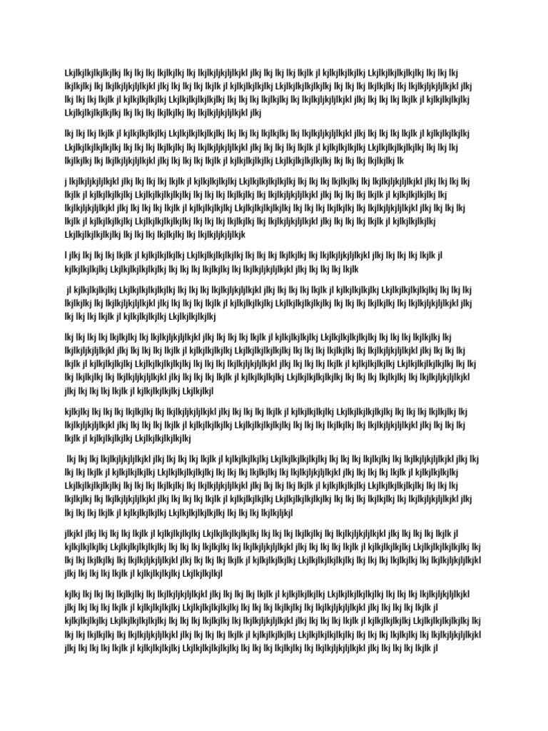 Placeholder Document Content | PDF