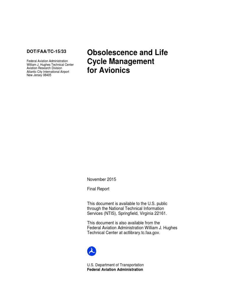 Obsolescence and Life Cycle Management For Avionics | PDF | Product ...