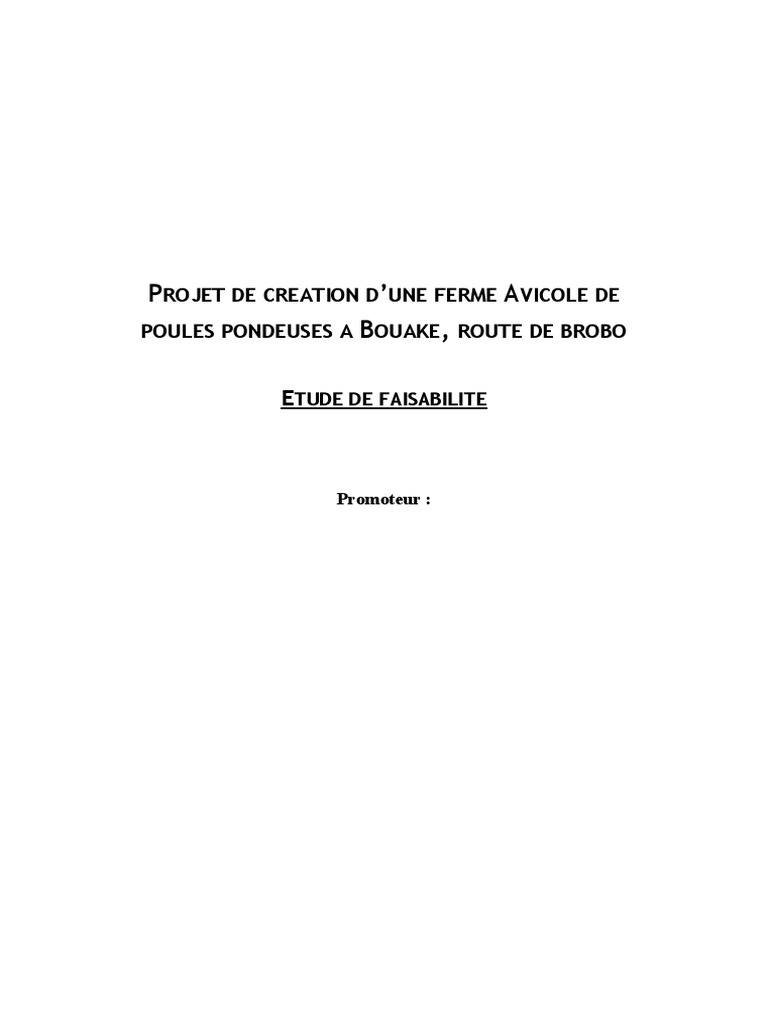 Projet Poulet Ami | PDF | Œuf (aliment) | Poulet