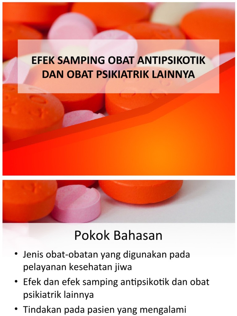 Efek Samping Obat Antipsikotik Dan Obat Psikiatrik Lainnya | PDF