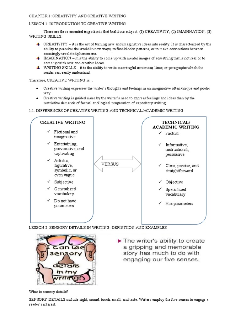 Creative Writing Module | PDF | Metre (Poetry) | Poetry