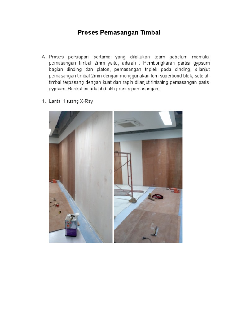 Proses Pemasangan Timbal | PDF