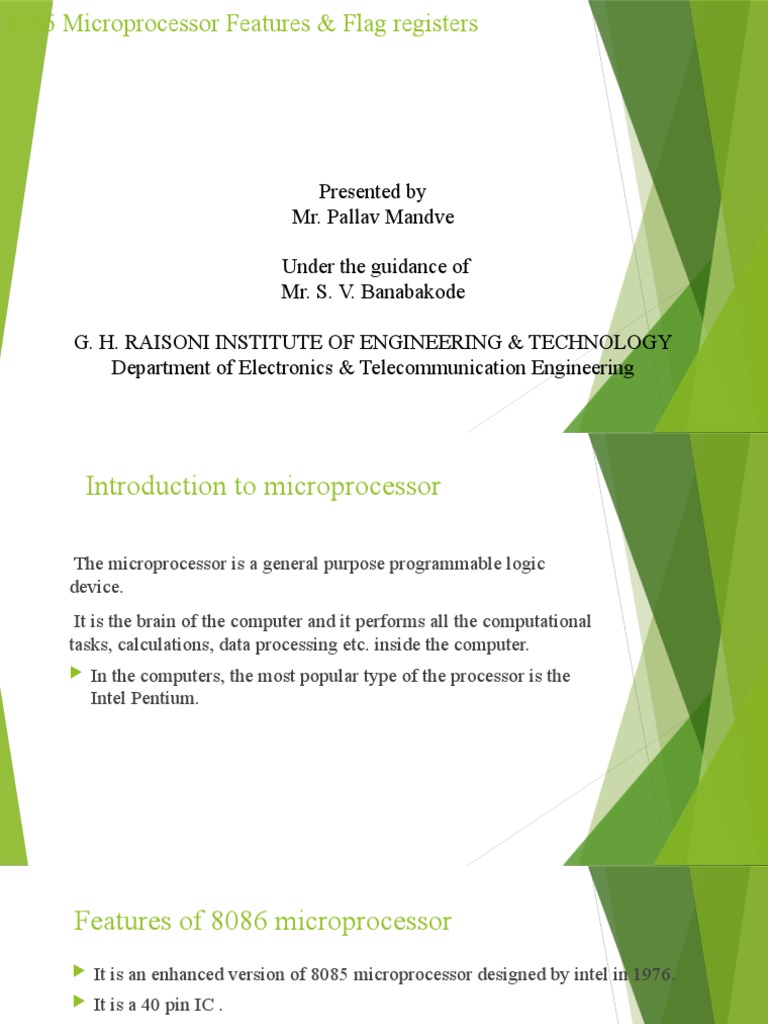 8086 Microprocessor | PDF | Central Processing Unit | Computer Engineering