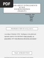 WISC-V Report Sample | PDF | Working Memory | Memory