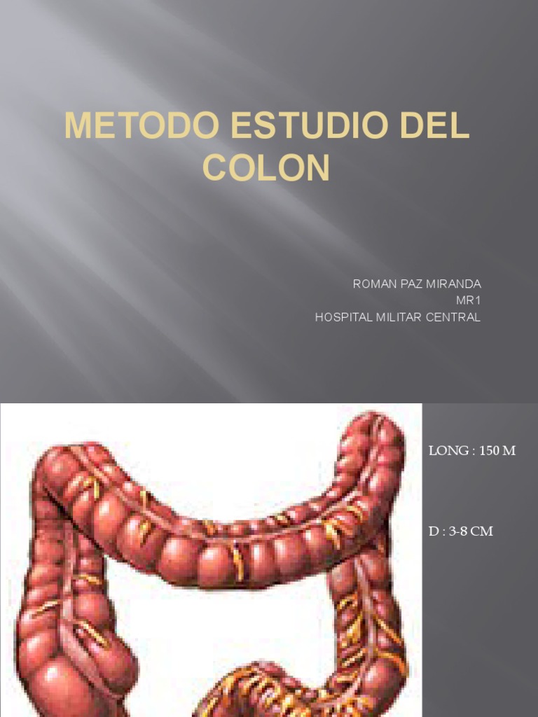 Metodo de Estudio Del Colon r1 | PDF | Cáncer colonrectal | Intestino ...