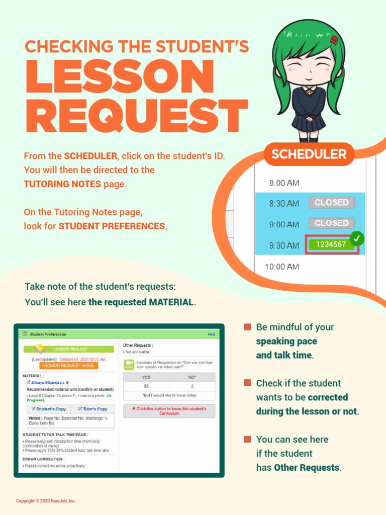 Checking The Student's Lesson Request | PDF | Communication | Science