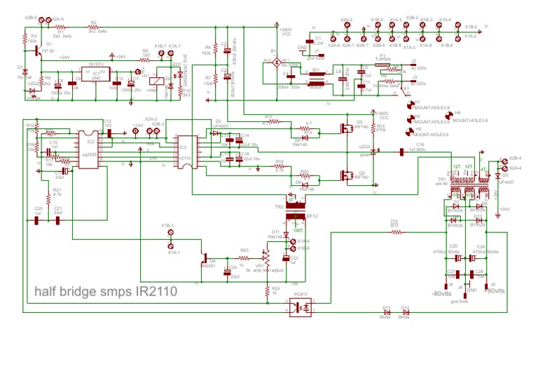 Smps Half Bridge 740 Rectified Schematic | PDF | Sports | Business