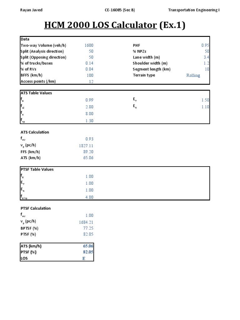 Transportation Engineering Volume Analysis | PDF | Teaching Methods ...