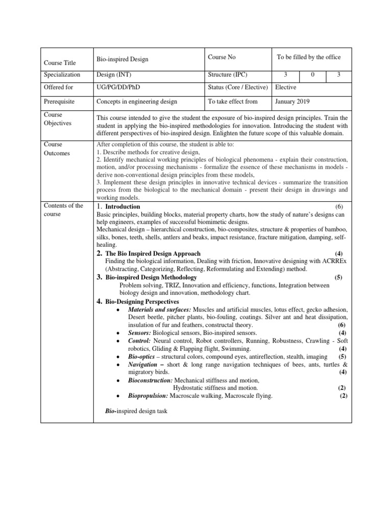 37 Bio-Inspired Design | PDF | Design | Design