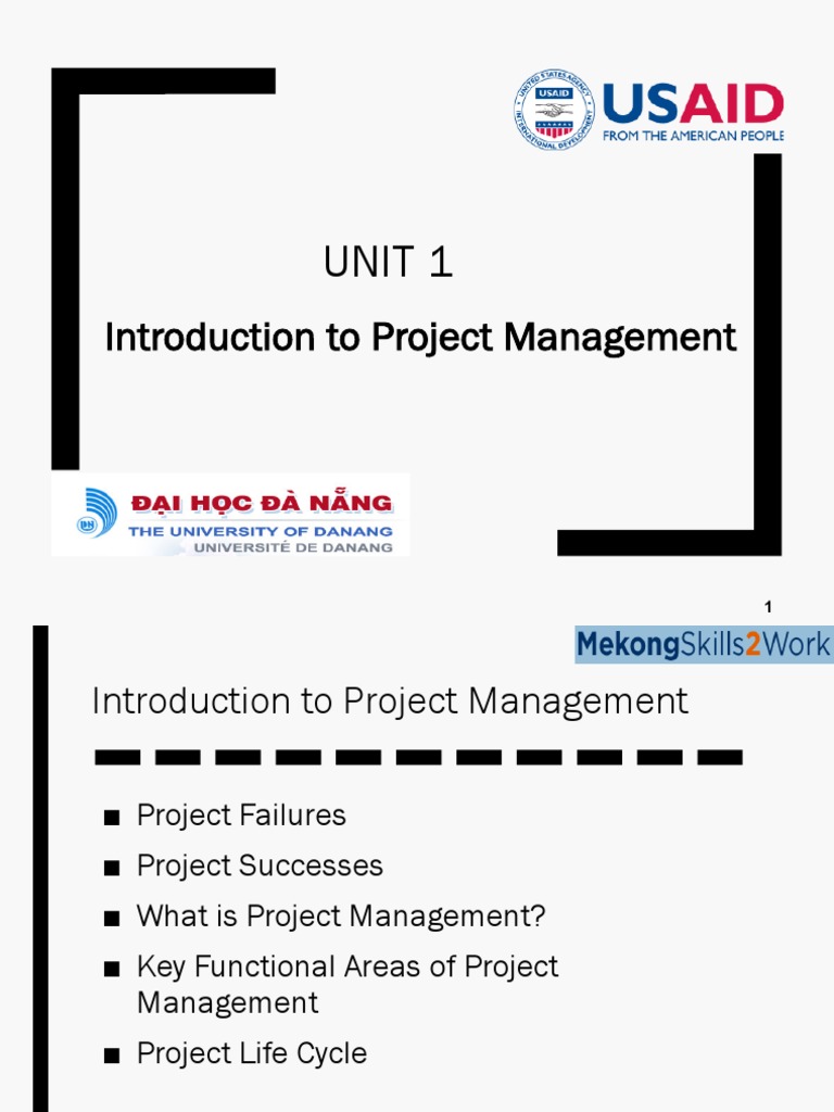 Unit 1 Introduction To Project Management | PDF | Project Management ...