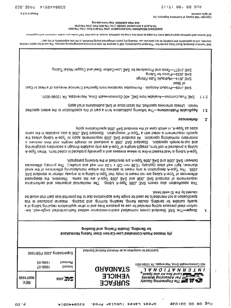 11 - Sae J356 A | PDF