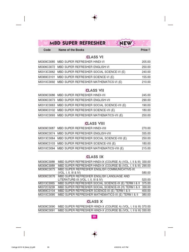 MBD Super Refresher: Class Vi | Download Free PDF | Leisure | Sports
