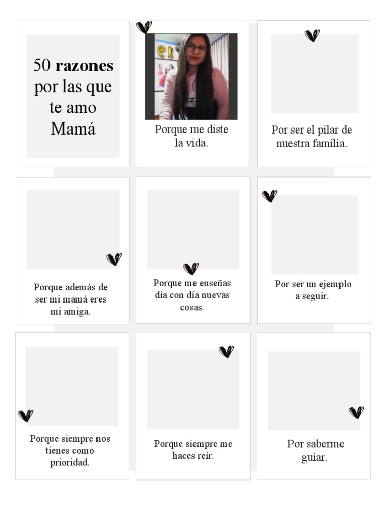 50 Razones Por Las Que Te Amo Mama Ale Digitaal Pdf Relaciones