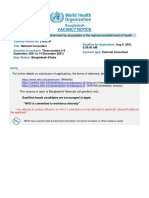 Guide to Applying for WHO Jobs | PDF | Websites | Login
