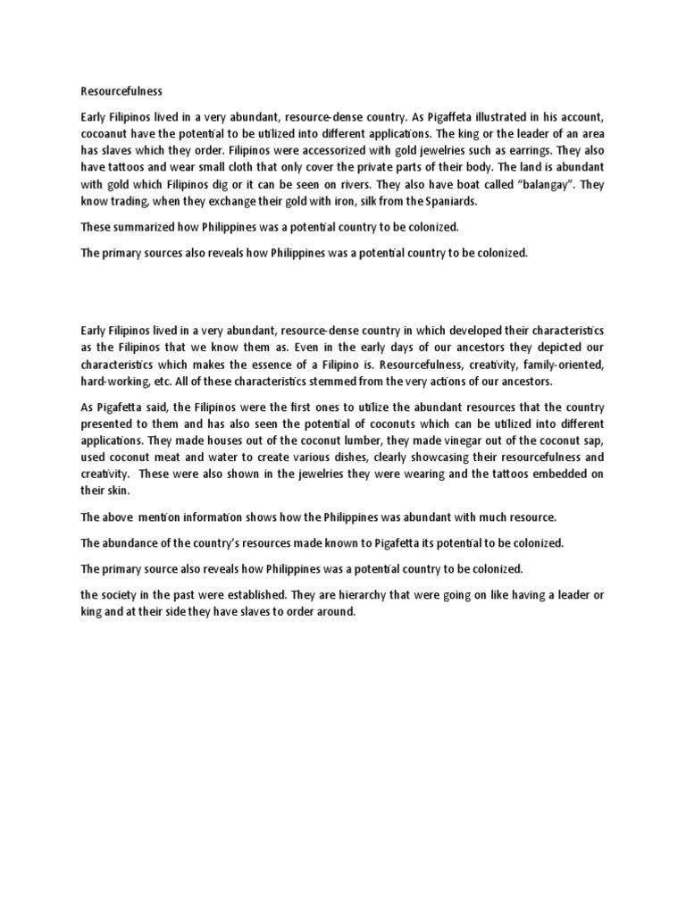 Resourcefulness | PDF