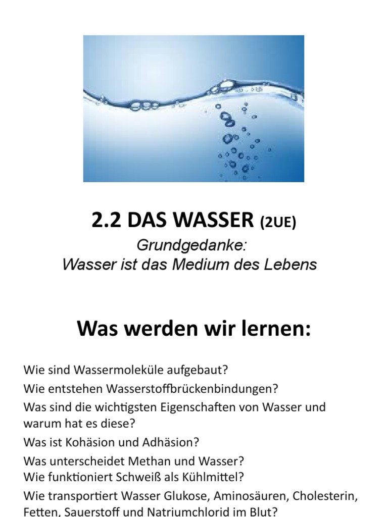 Das wasser lesen, grundlagen – PZGI
