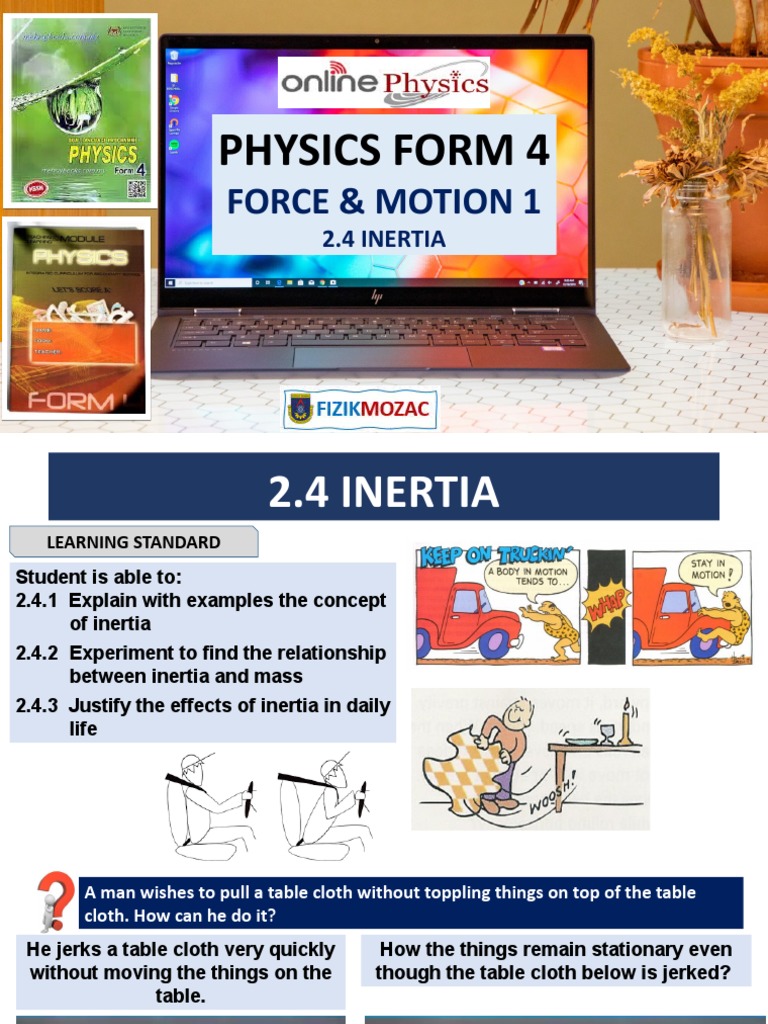 Physics Form 4: Force & Motion 1 | PDF | Inertia | Force