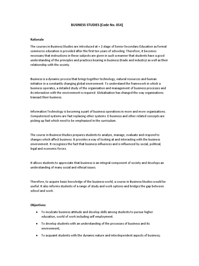 Business Studies 2021 22 | PDF | Capital (Economics) | Marketing