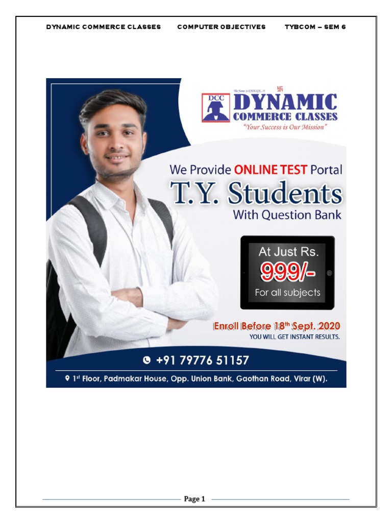 Computer Objective Module 1-Unlocked | PDF | E Commerce | Online Shopping