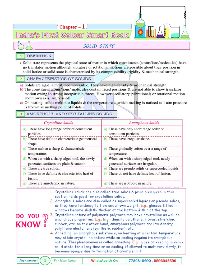 1.solid State Book | PDF | Semiconductors | Crystal Structure