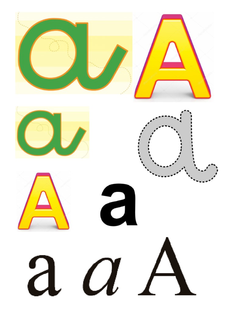 Recortes Letra A | PDF