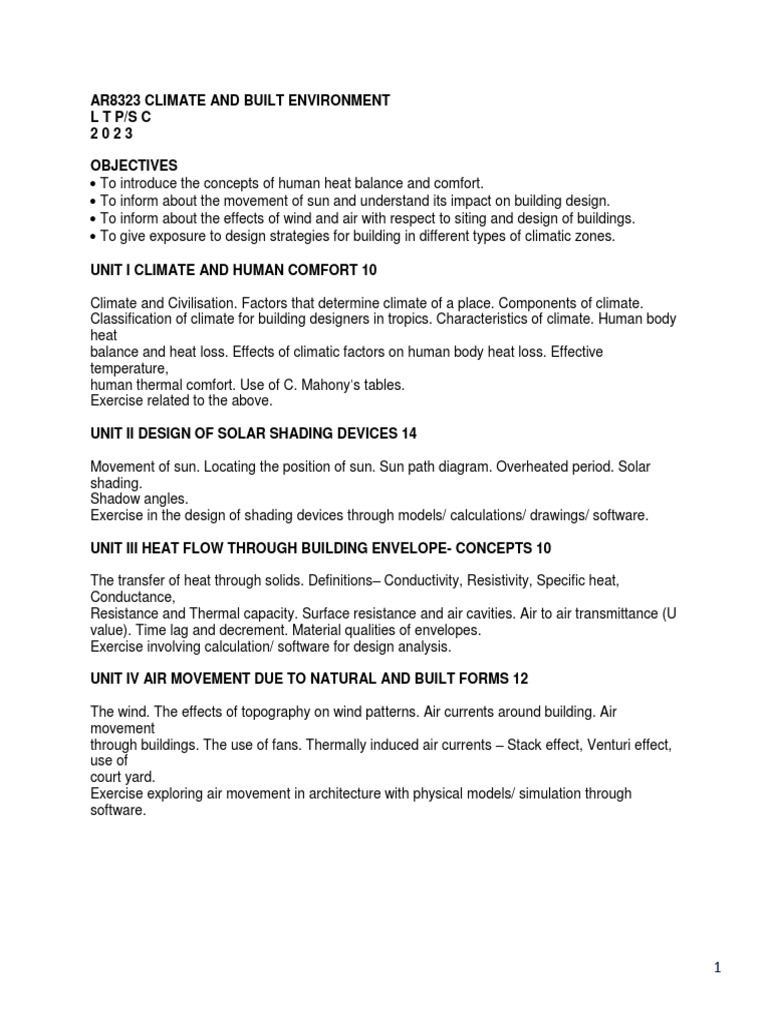 Climate-Responsive Building Design Guide | PDF | Heat Transfer | Heat