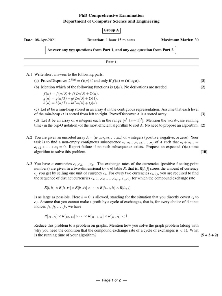 Group A | PDF | Mathematical Logic | Computer Science