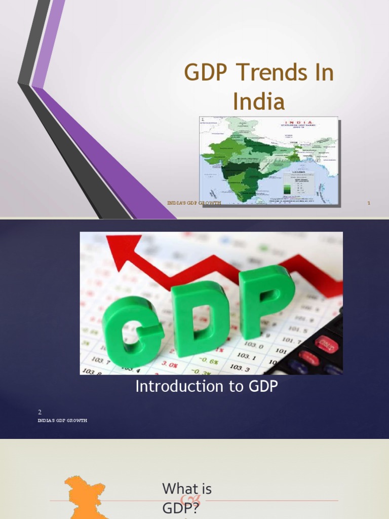 GDP Trends in India | PDF | Economy Of India | Gross Domestic Product