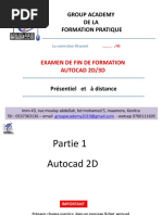101 Exercices de Dao PDF | PDF | AutoCAD | Informatique et technologies ...