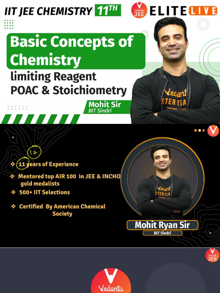 Understanding POAC in Chemistry | PDF | Stoichiometry | Mole (Unit)