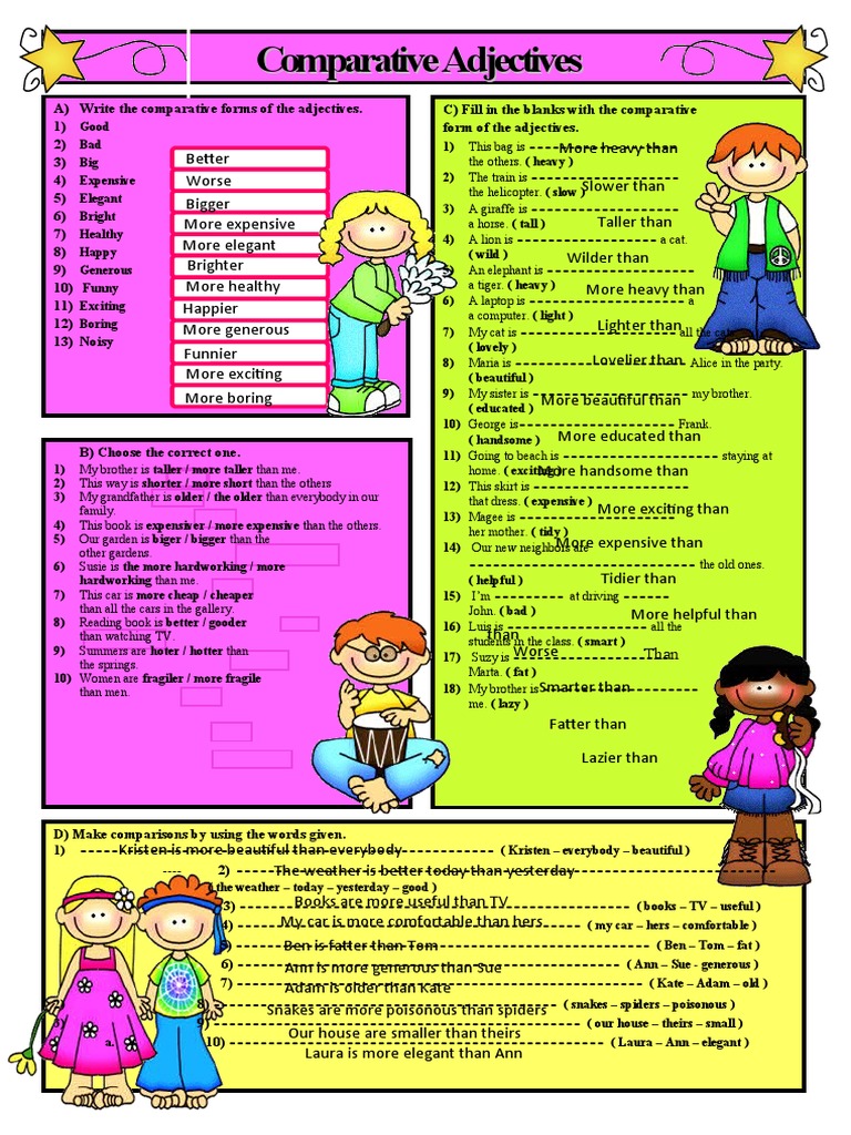 Comparatives and Adjetives - Mario Sierra Gomez | PDF