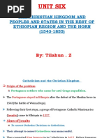 The Gonderian Period and Zemene Mesafint | PDF | Ethiopia | Horn Of Africa