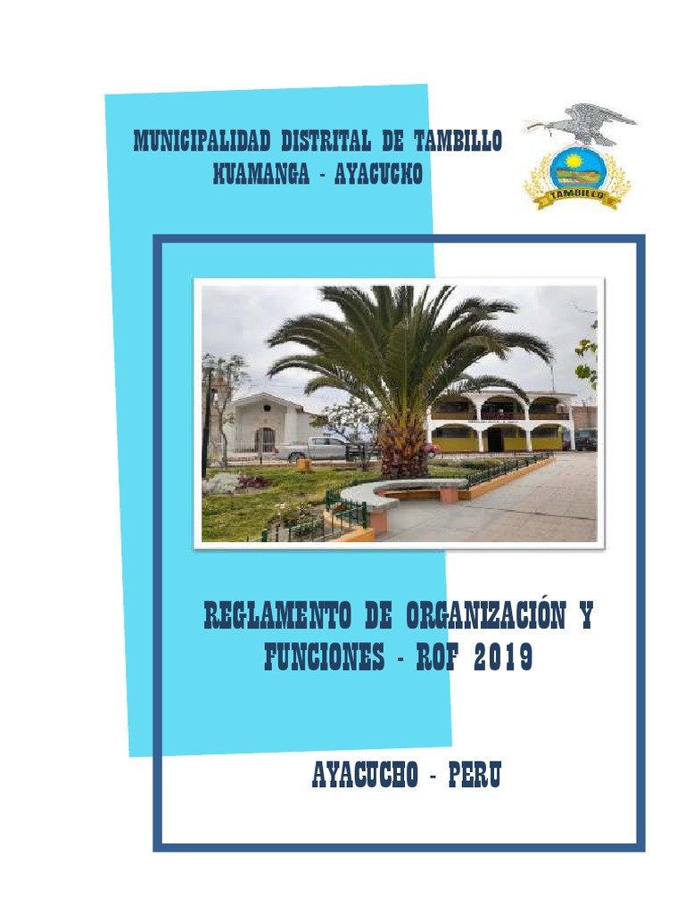 Rof MDT 2019 | PDF | Alcalde | Gobierno local