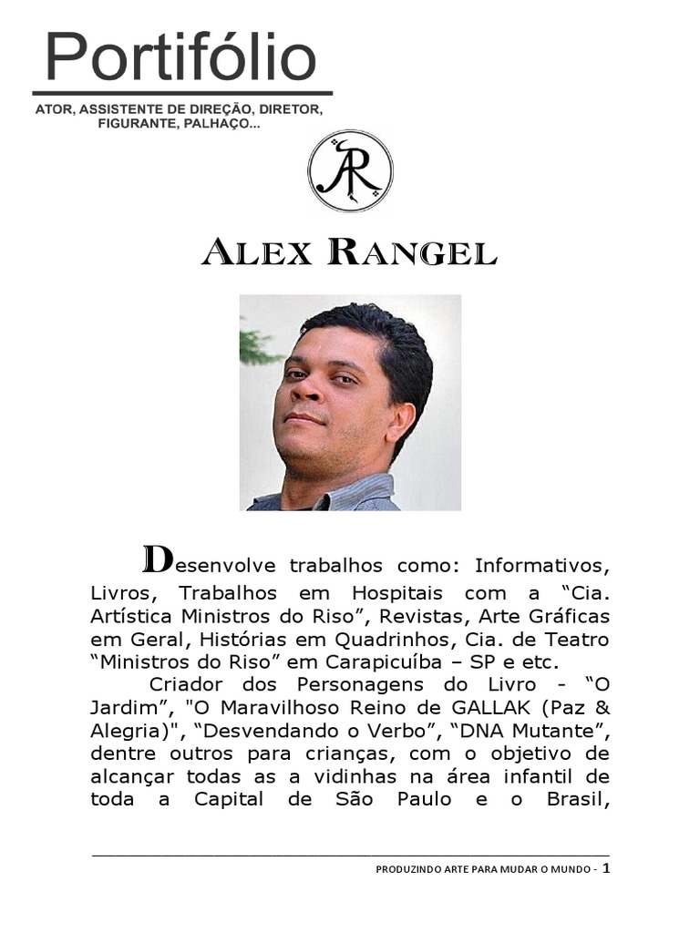 Alex Rangel - Histórico - 2006 e 2021 | PDF | Quadrinhos | Mídia de massa