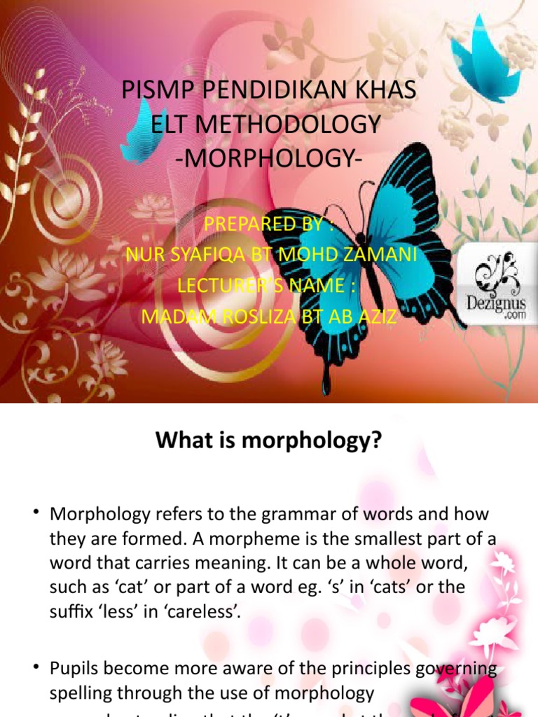 Understanding Morphology: Developing Grammar Skills through Activities ...