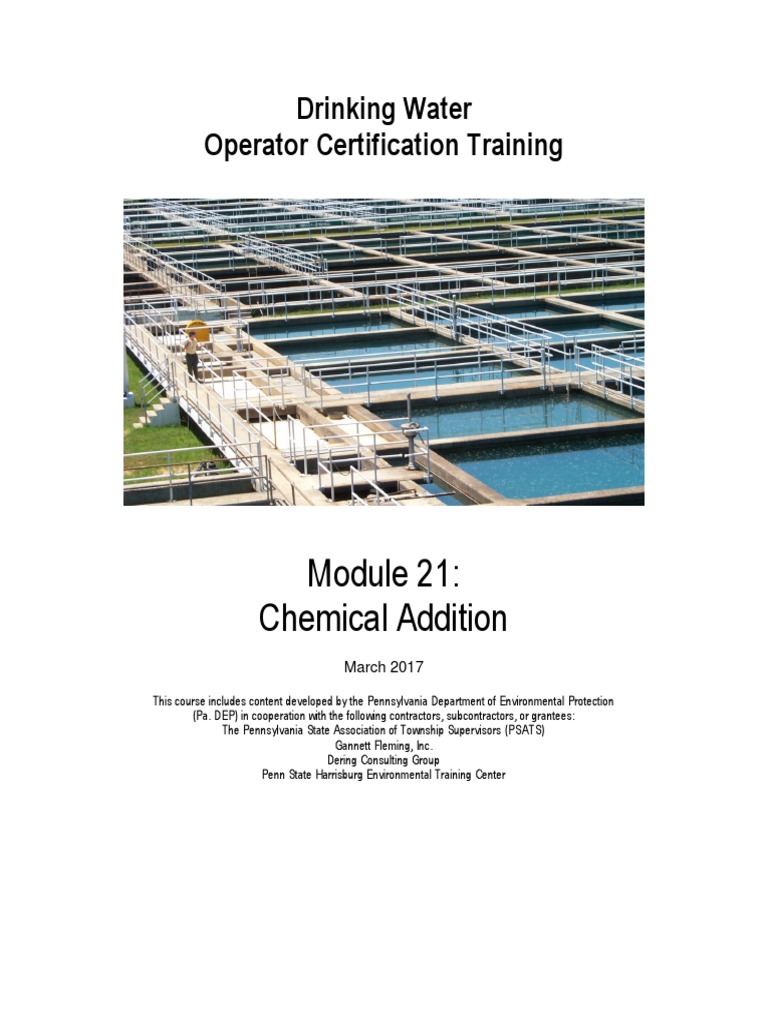 Chemical Additions | PDF | Water Purification | Ph